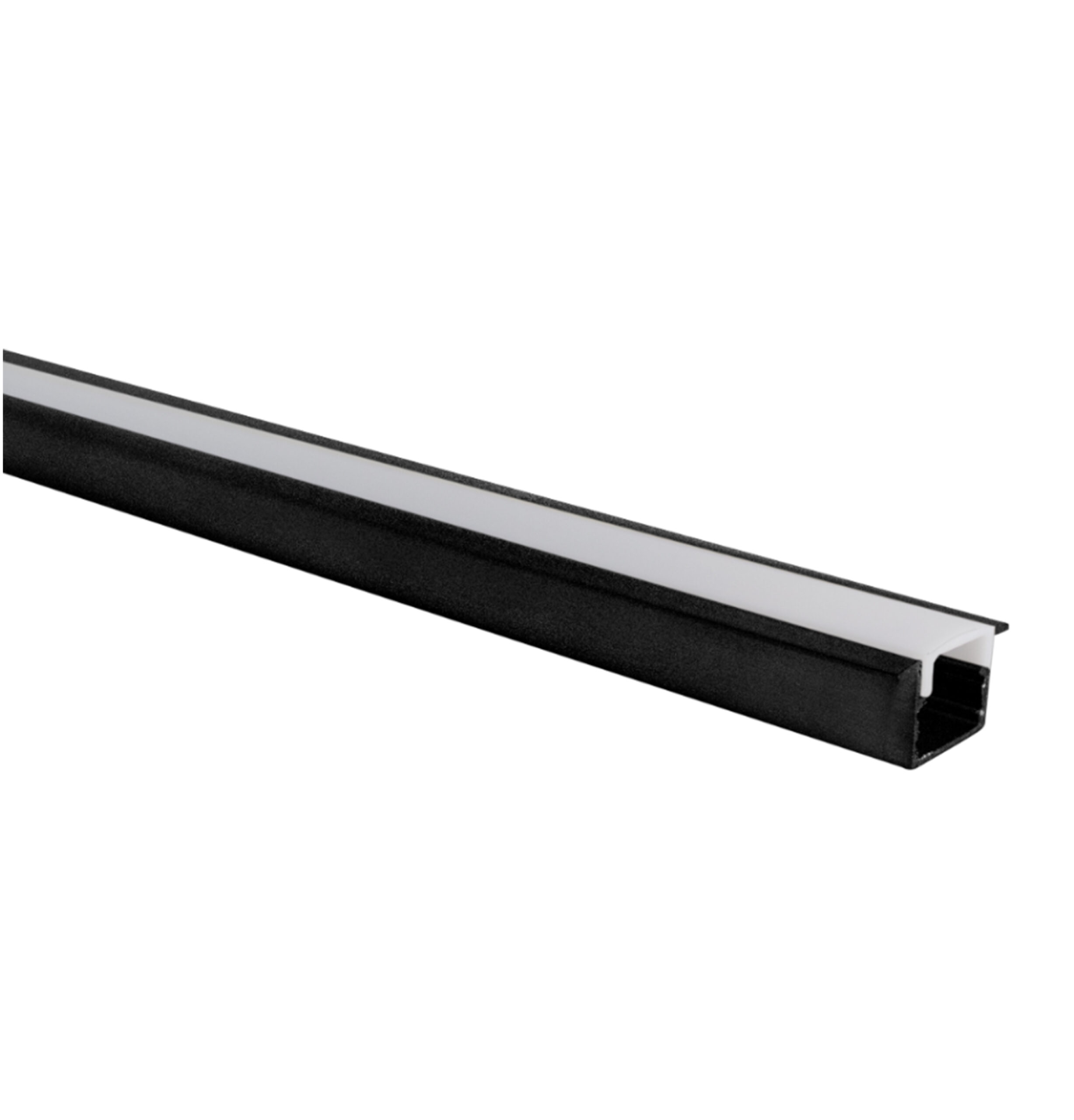 PERFIL LINE ALUMÍNIO SOBREPOR 17MM 1M PRETO BLUMENAU - Steffen